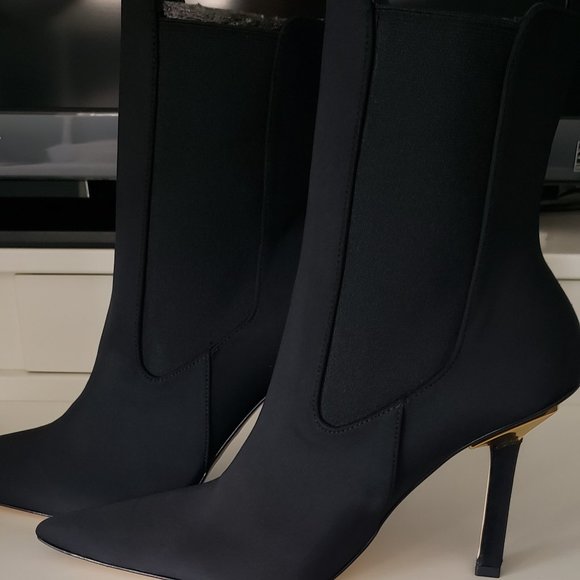 Good American | Shoes | Nwt Good American Neoprene High Kickstand Boots ...